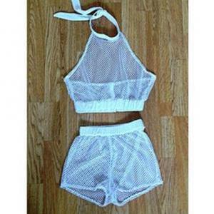 CUTE NET TOP AND BOTTOM on Luulla