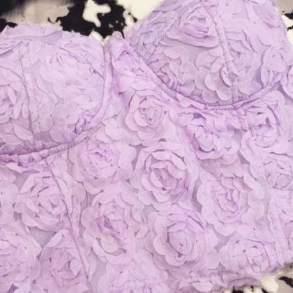 Rose Pink Strapless Bra Render High Qualitgy on Luulla