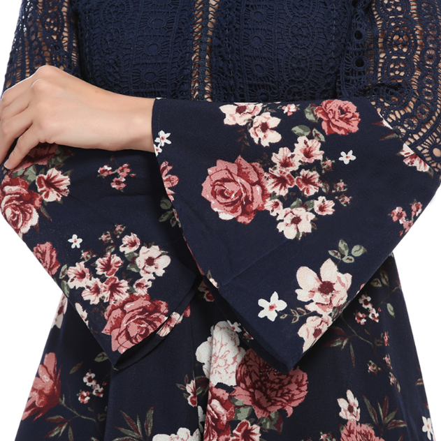 Sexy Lace Cutouts With Flared Sleeves And Slacks With Plunging ...