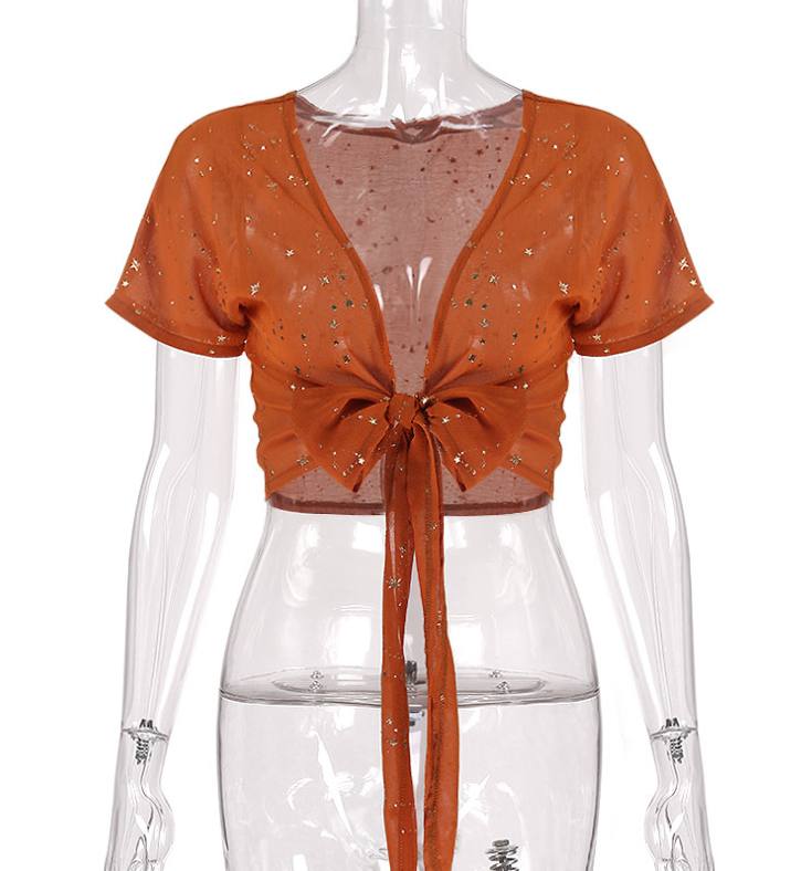 Style Lace Unlined Upper Garment, Sun-sun-protective Sand Clothing ...