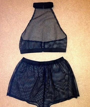 Cute Net Top And Bottom on Luulla