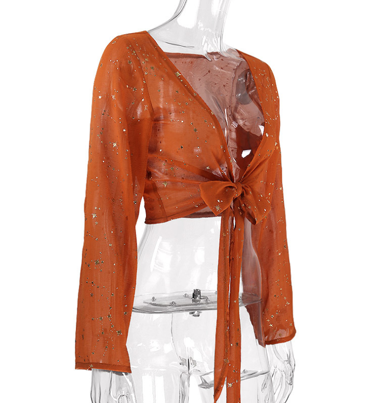 Style Lace Unlined Upper Garment, Sun-sun-protective Sand Clothing ...